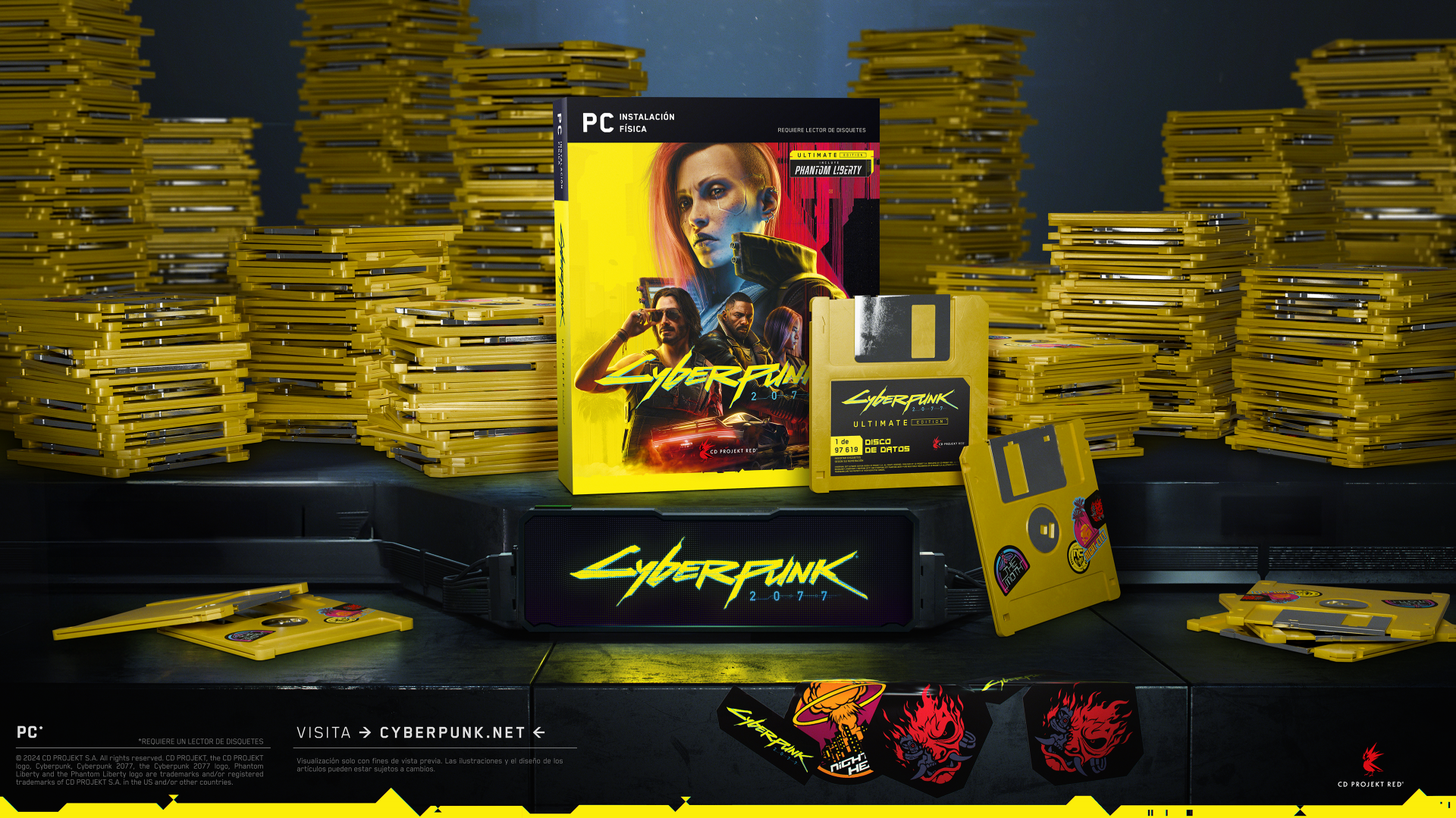 ¡Presentamos la Edición Limitada en Disquete de Cyberpunk 2077! - Sede ...